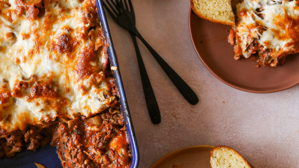 Easy Lazy Lasagna Casserole - My Sweet Mess
